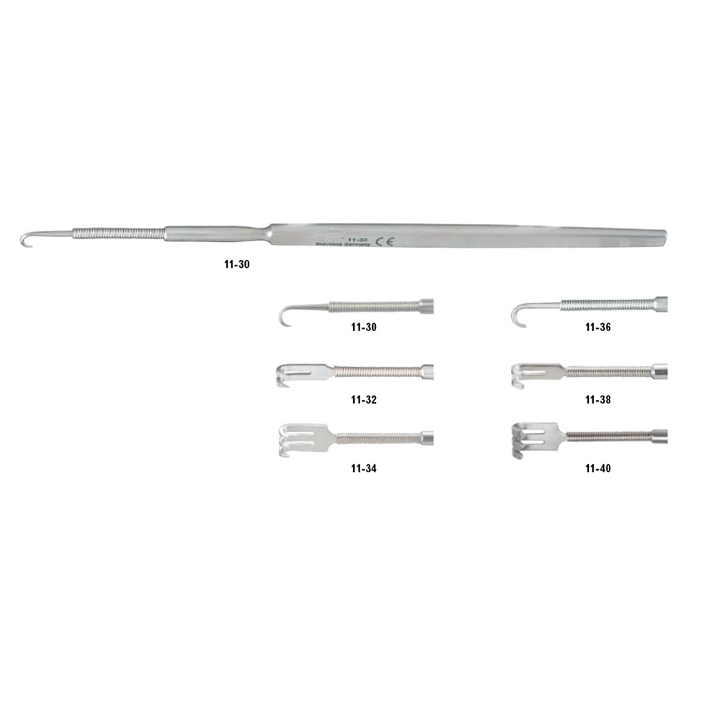 Flexible Neck Rake & Lacrimal Sac Retractor | Lister Surgical Co.